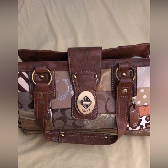 Coach | Accessories | Coach Ladies Purse Multicolor Medium Size | Poshmark
